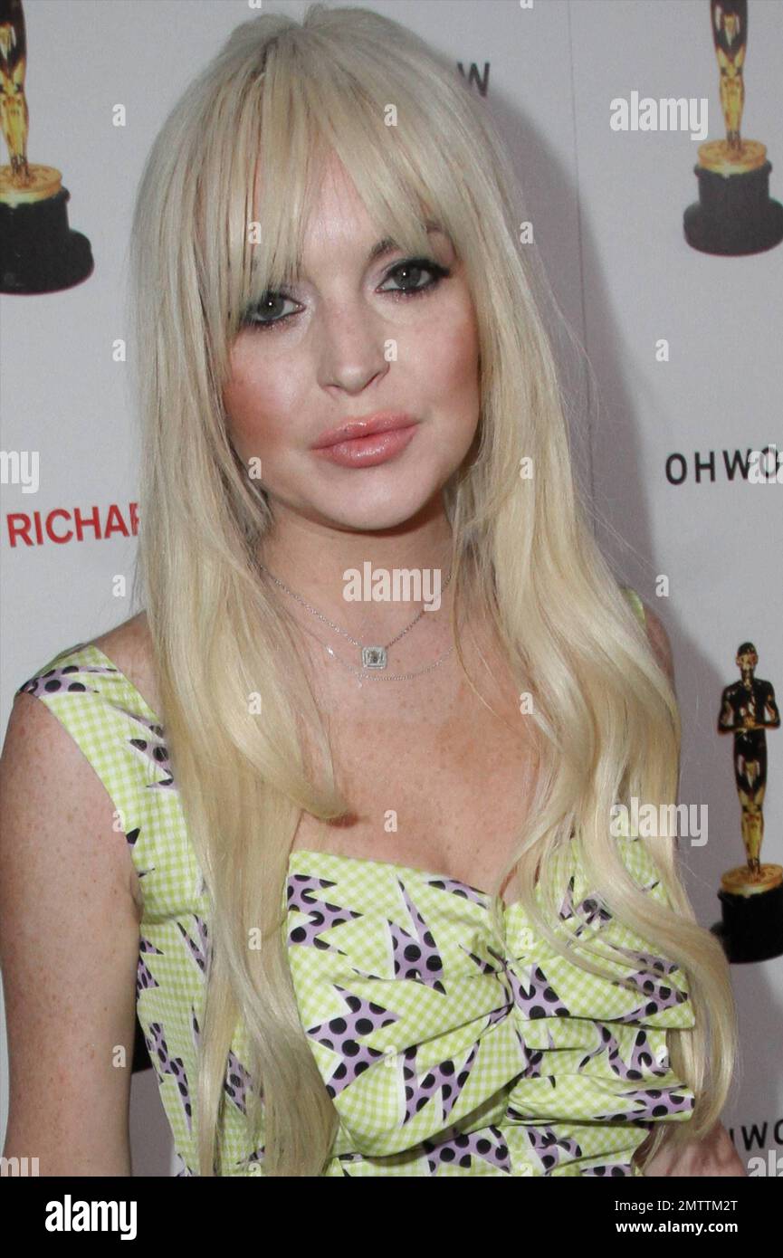 Lindsay Lohan At The Terry Richardson Terrywood Opening Reception At 9308