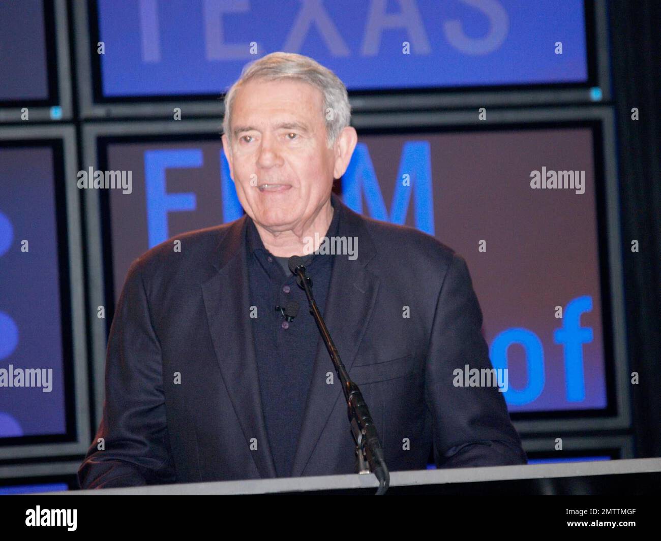 Dan Rather attends the Texas Film Hall of Fame Awards. At the show ...