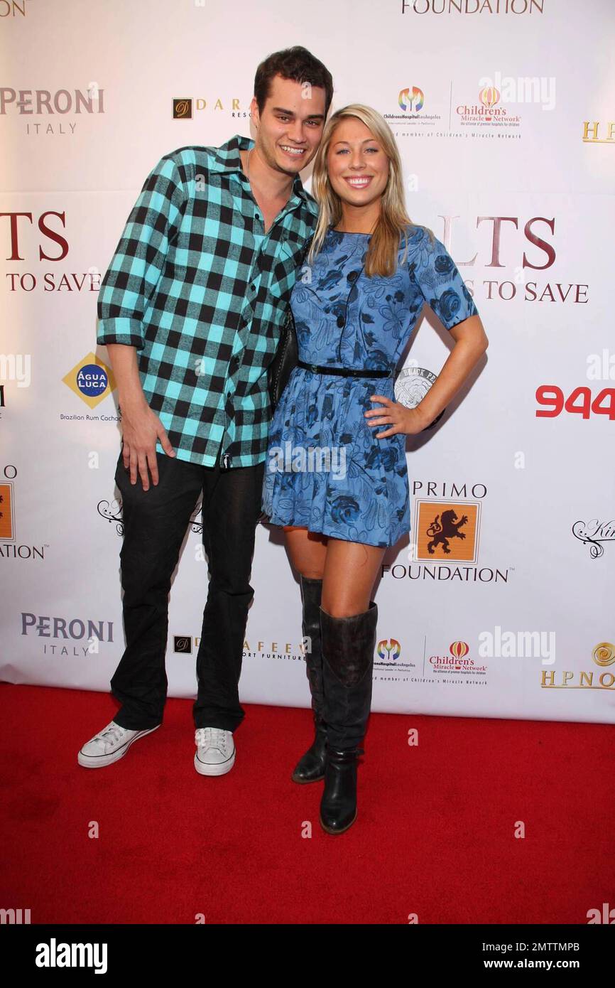 Nick D'Anna and Ania Migdal arrive at the 3rd Annual Celebrity Texas ...