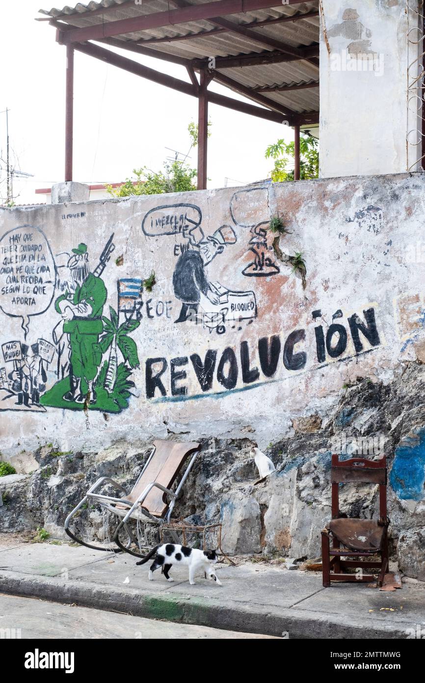 Melaíto street art, Varadero, Cuba Stock Photo - Alamy