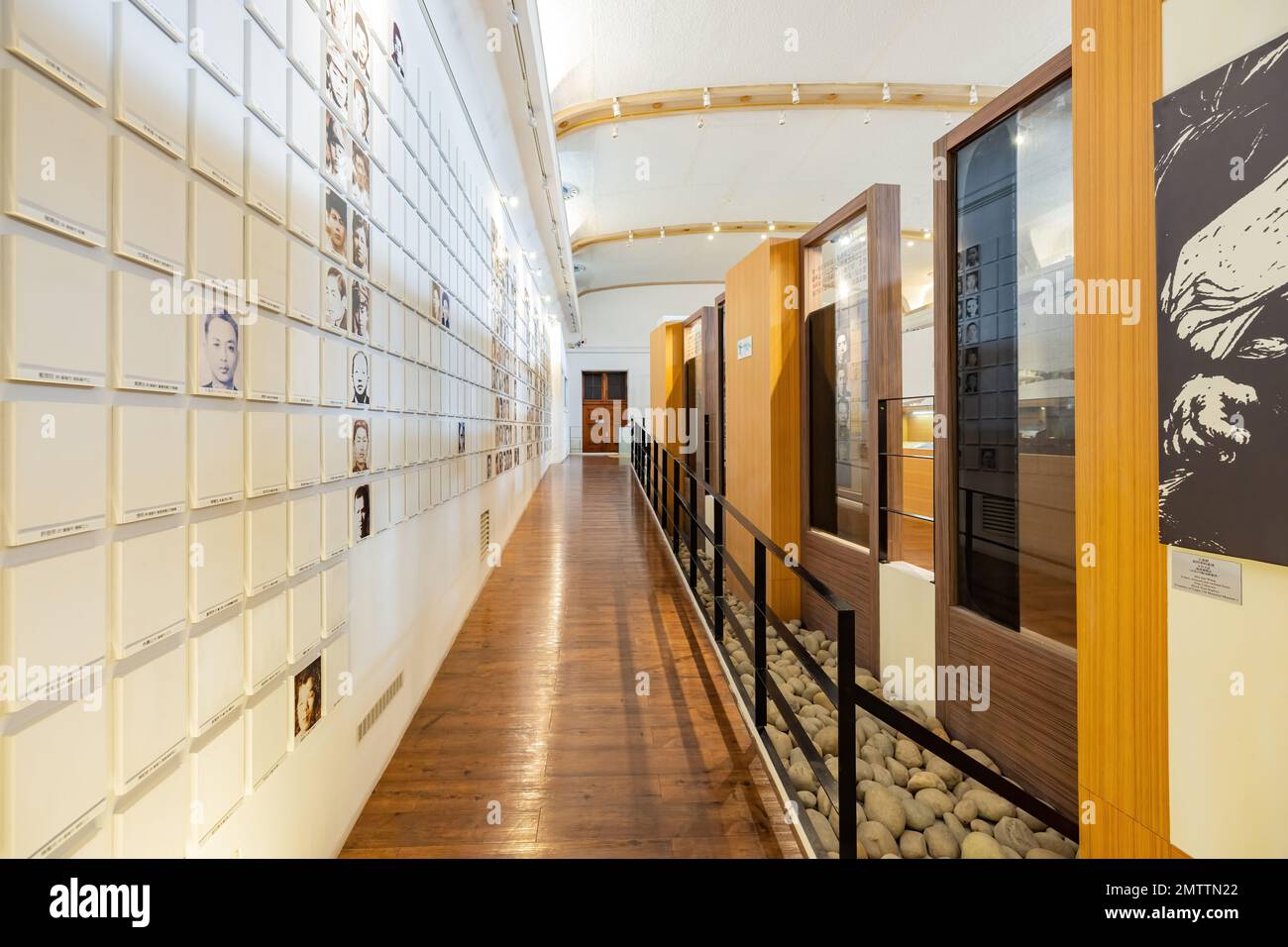 Taipei, JAN 1 2023 - Interior view of the National 228 Memorial Museum ...