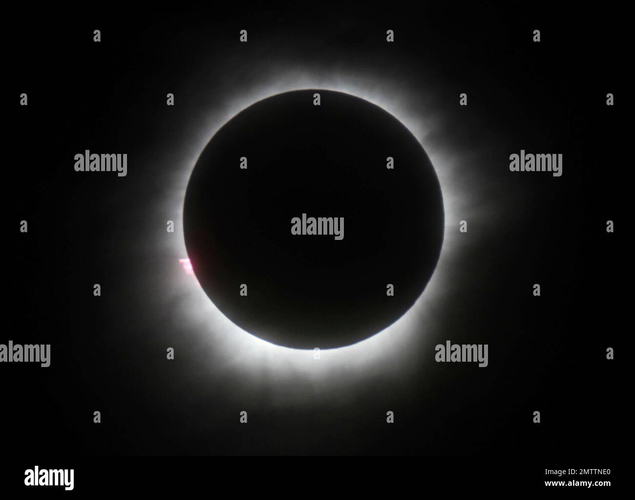 FILE - This March 9, 2016 file photo shows a total solar eclipse in ...