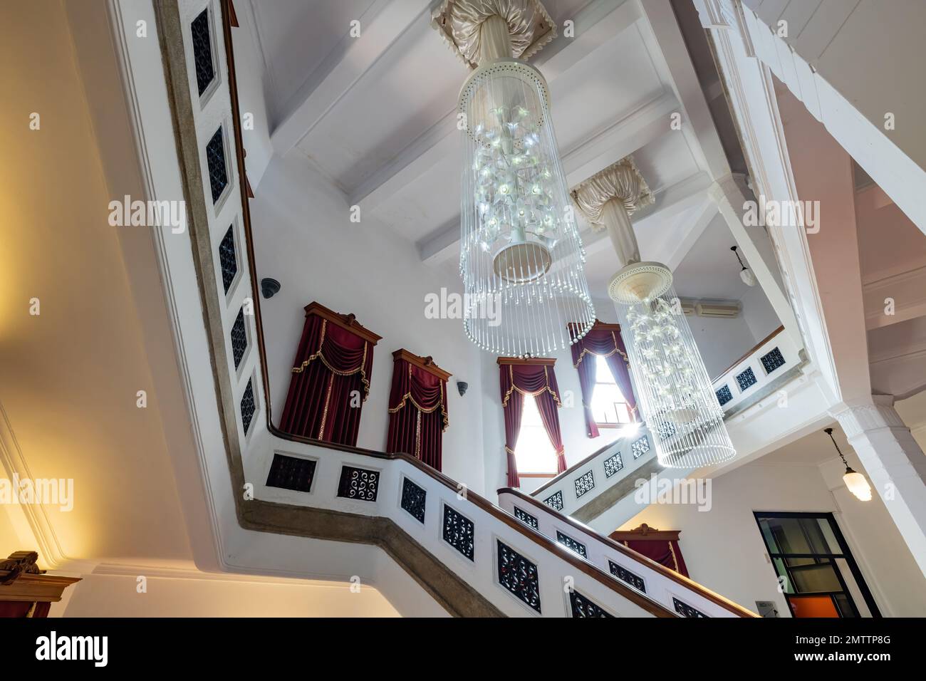 Taipei, JAN 1 2023 - Interior view of the National 228 Memorial Museum ...