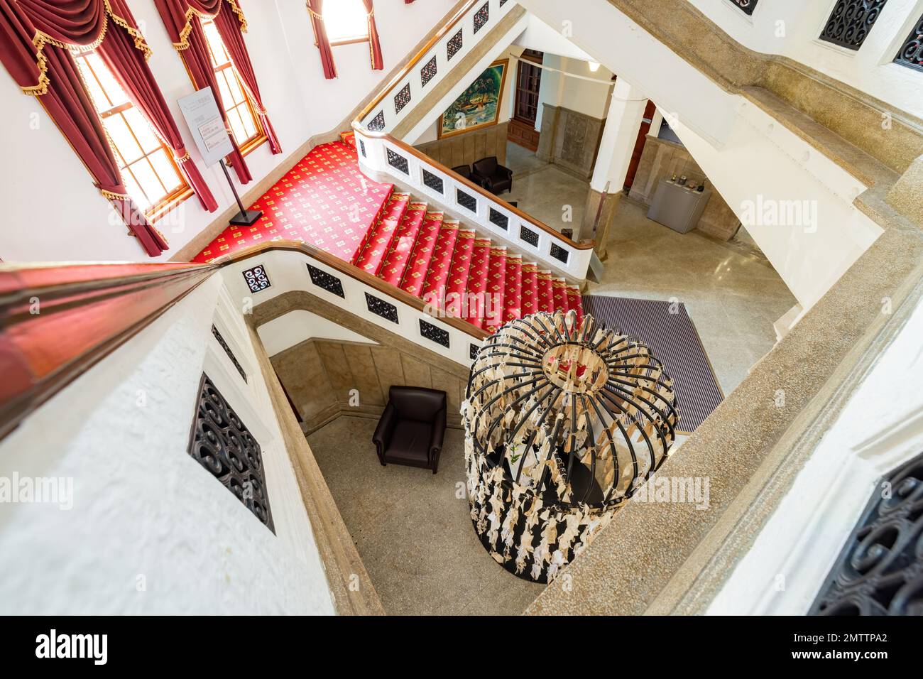 Taipei, JAN 1 2023 - Interior view of the National 228 Memorial Museum ...
