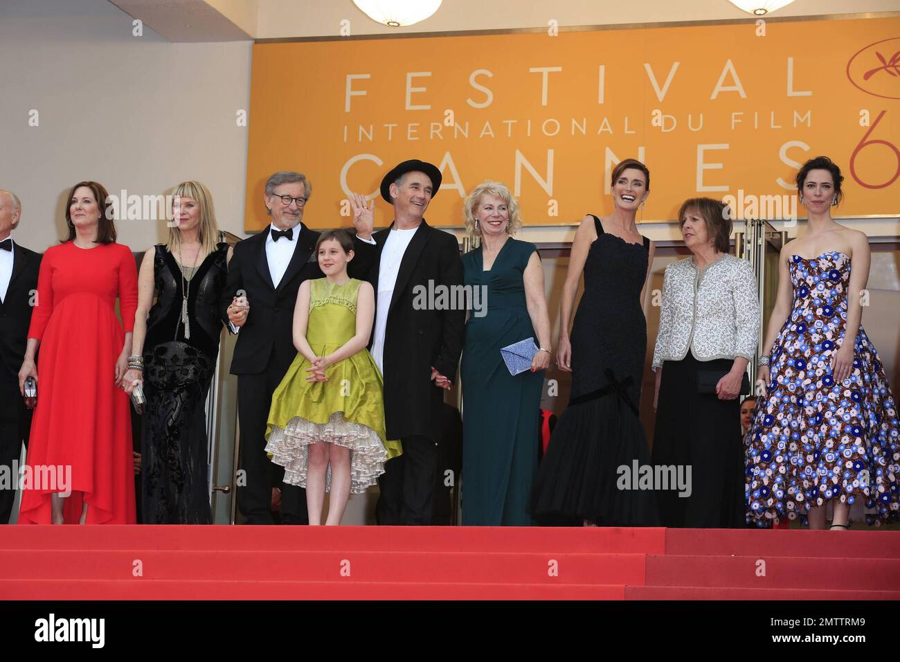 Rebecca Hall, Ruby Barnhill, Steven Spielberg, Kate Capshaw at the ...