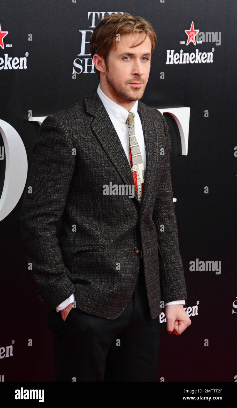 Ryan Gosling at the premiere of 'The Big Short' in New York City, New ...