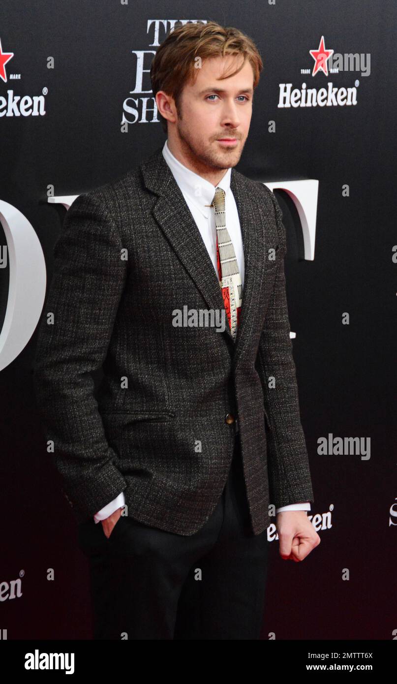 Ryan Gosling at the premiere of 'The Big Short' in New York City, New ...