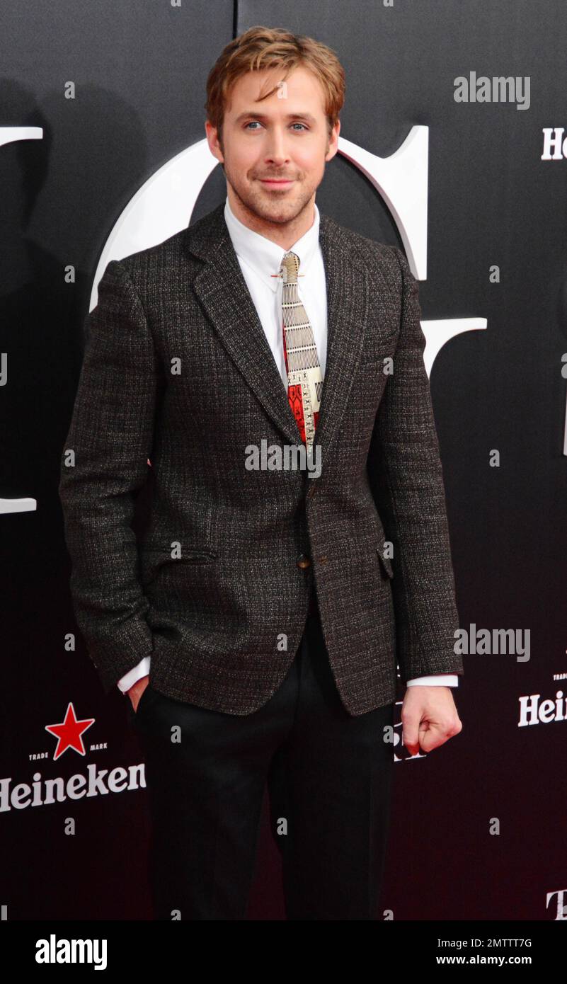 Ryan Gosling at the premiere of 'The Big Short' in New York City, New ...