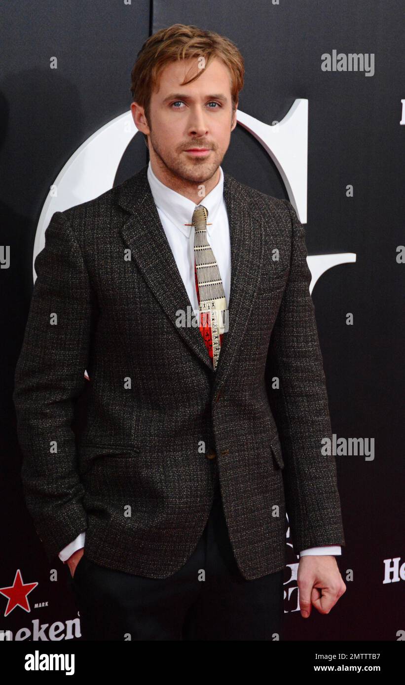 Ryan Gosling at the premiere of 'The Big Short' in New York City, New ...