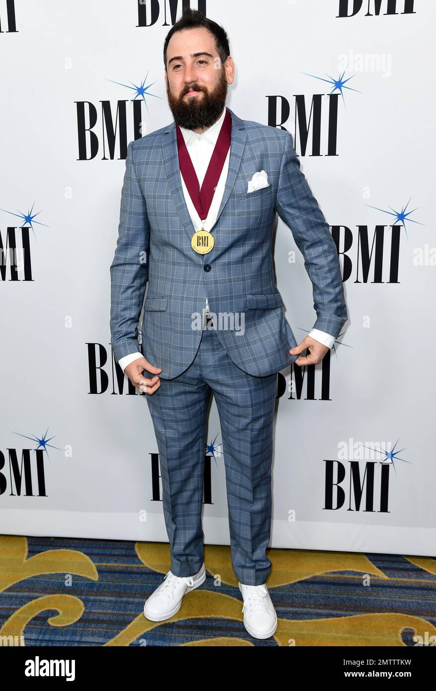 BMI Award winner Ross Golan arrives at the 65th annual BMI Pop Awards ...