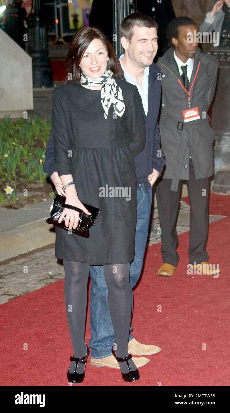 Davina McCall attends the world premiere of "The Boat That Rocked" at ...