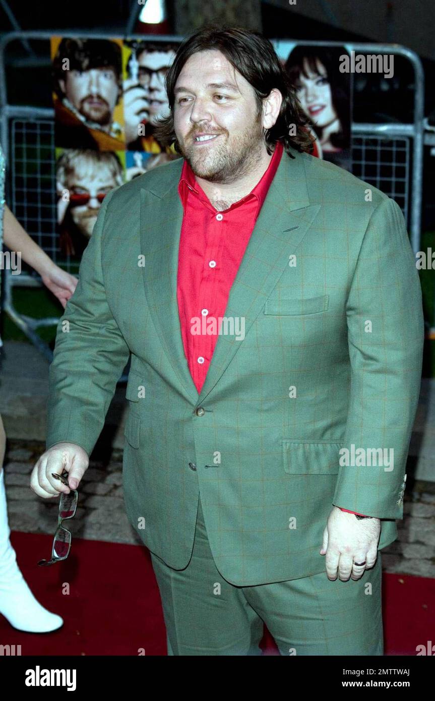 Nick Frost attends the world premiere of "The Boat That Rocked" at the ...