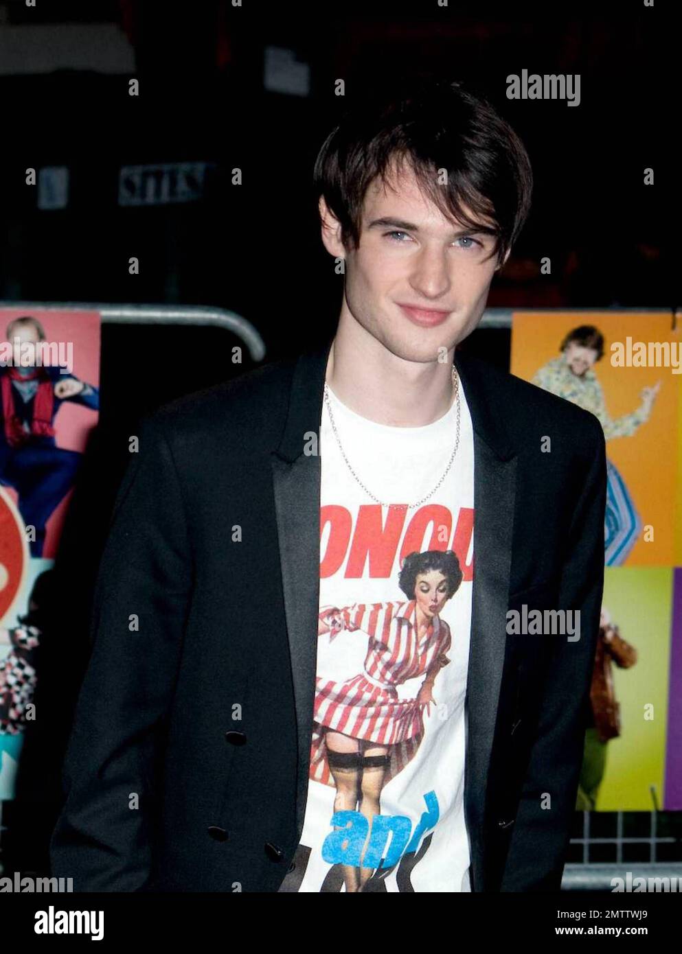 Tom Sturridge attends the world premiere of "The Boat That Rocked" at ...