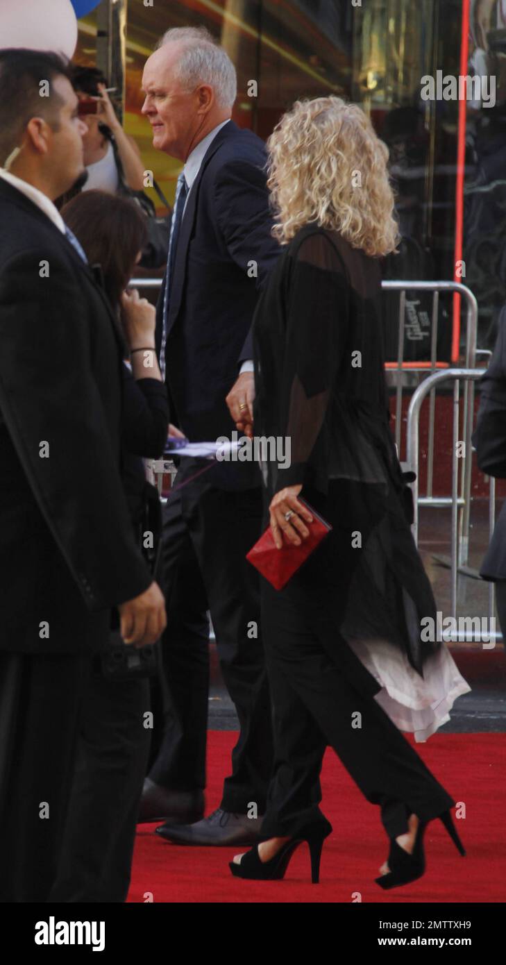John Lithgow and Mary Yeager arrive at Warner Bros. Premiere of "The ...