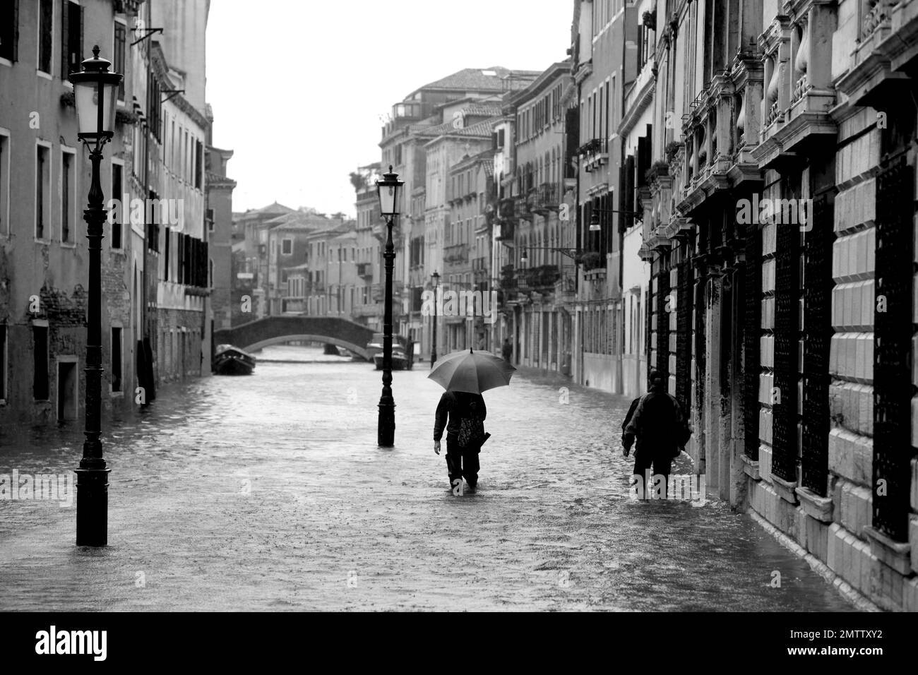 High water in Venice Stock Photo - Alamy