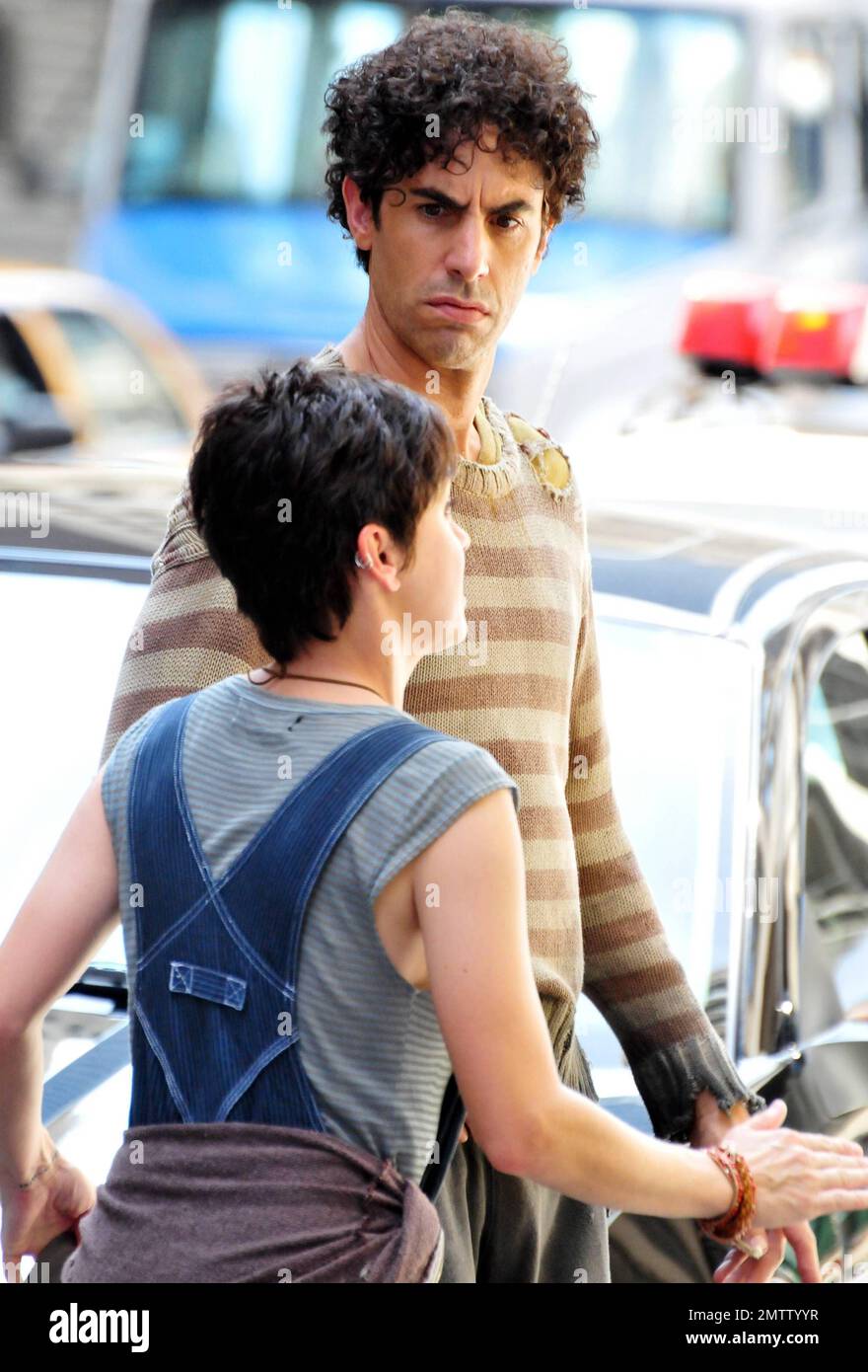 Sasha Baron Cohen and Anna Faris film scenes for their new movie "The ...