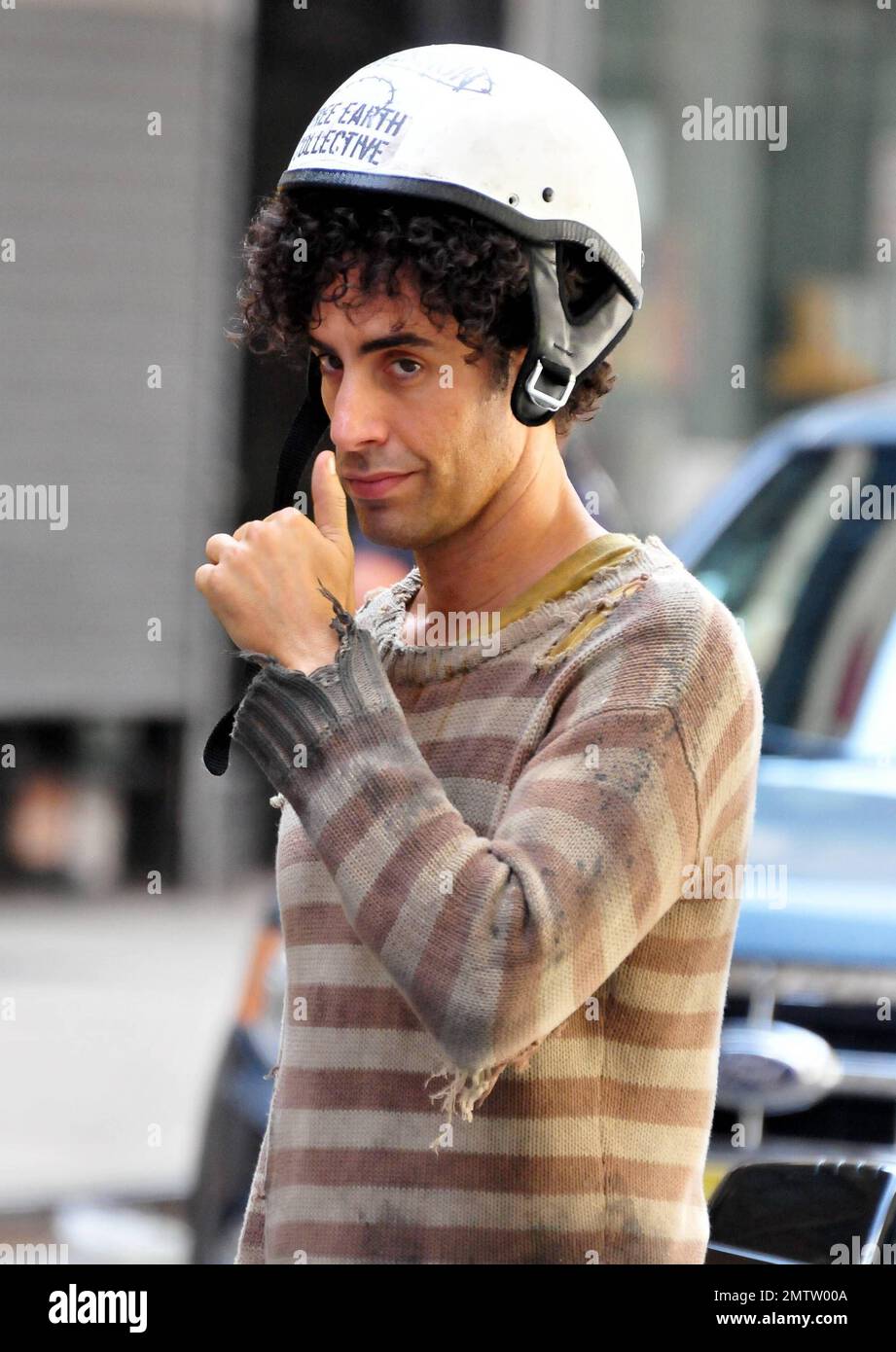 Sasha Baron Cohen and Anna Faris film scenes for their new movie "The ...