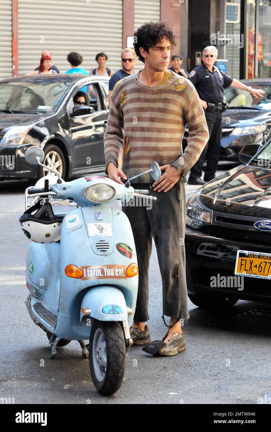 Sasha Baron Cohen and Anna Faris film scenes for their new movie "The ...