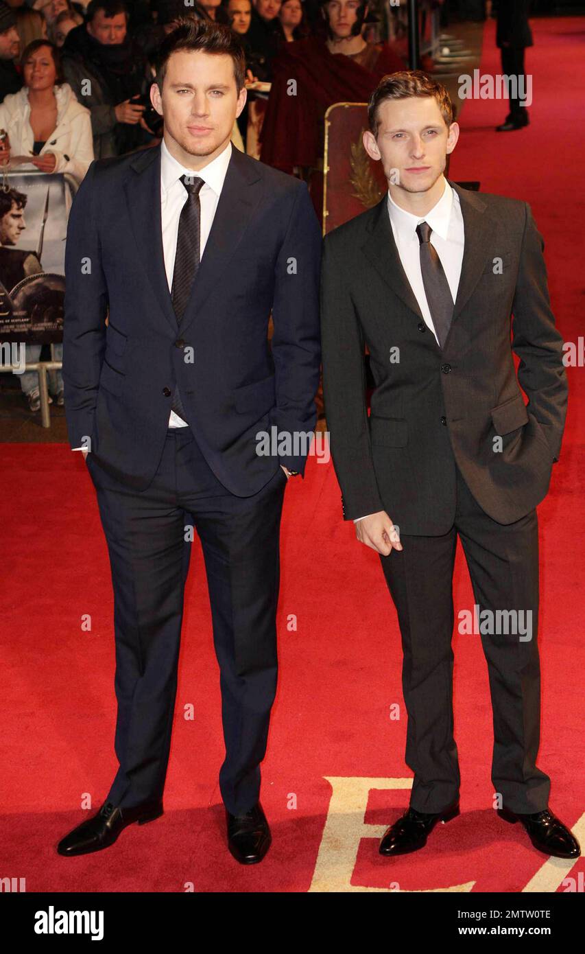 Channing Tatum and Jamie Bell pose for photographers on the red carpet ...