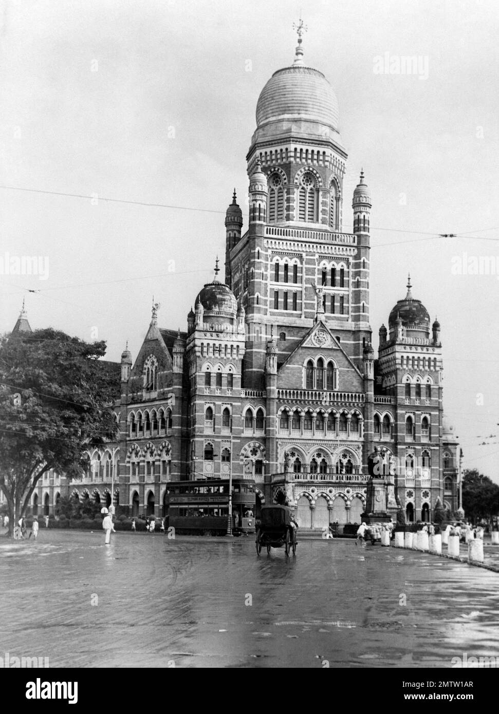 The stately buildings of Bombay form an impressive sight from the ...