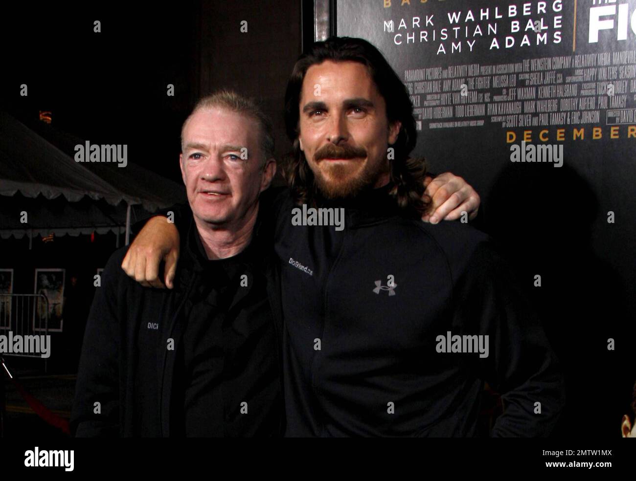 Christian Bale at the Los Angeles premiere of "The Fighter" held at the ...