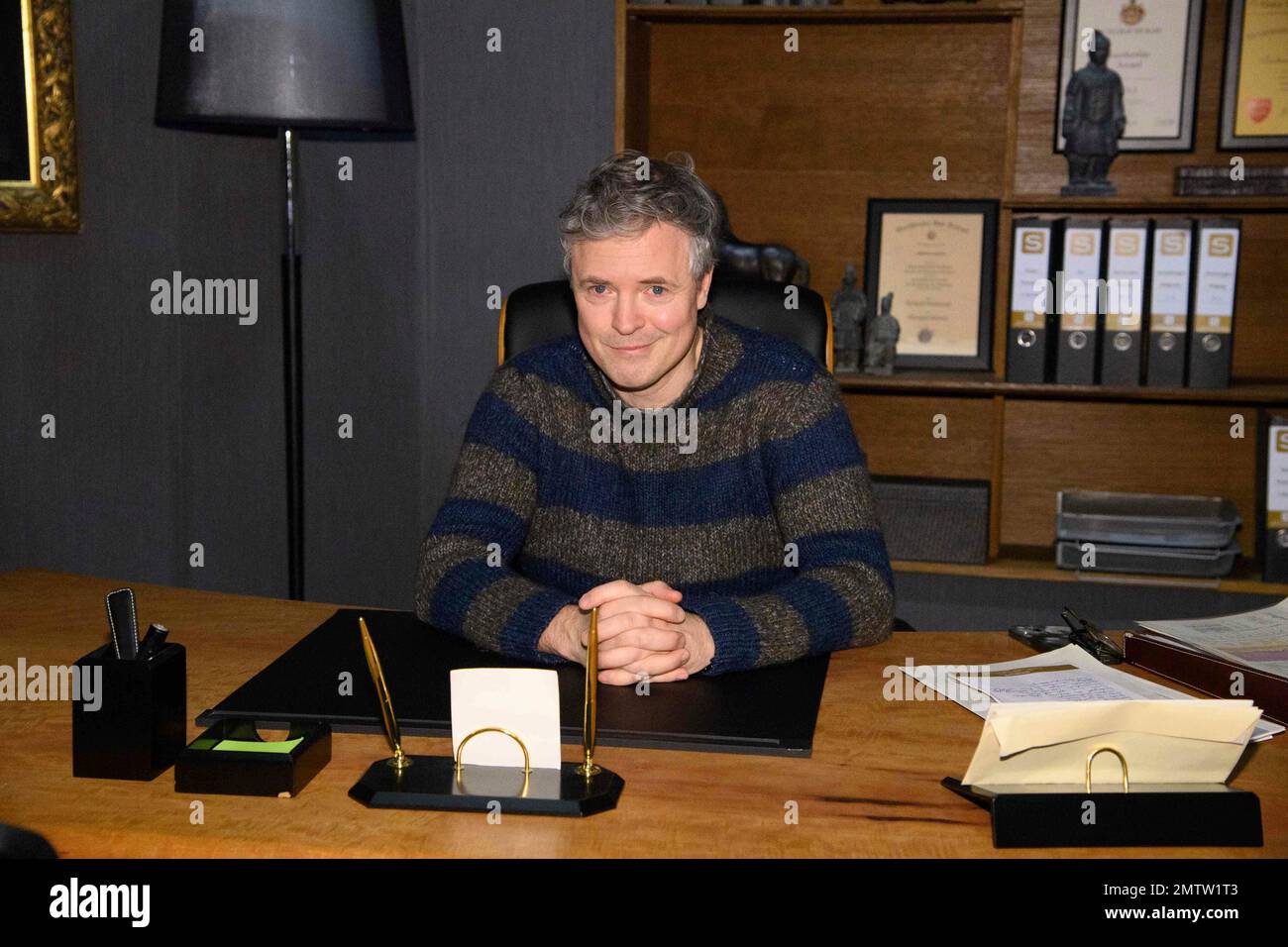 Cologne, Deutschland. 01st Feb, 2023. Actor Daniel AICHINGER plays the ...