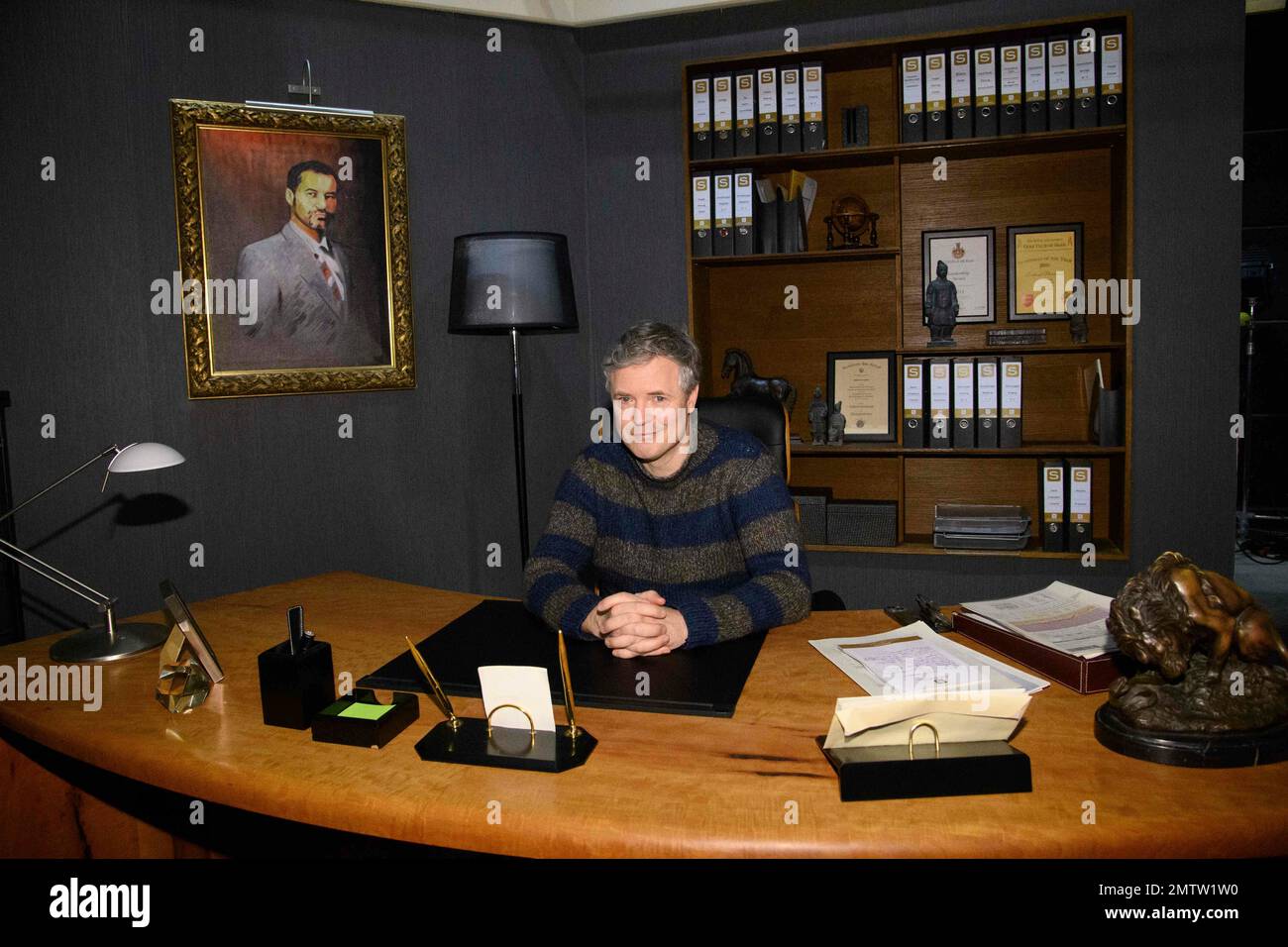 Cologne, Deutschland. 01st Feb, 2023. Actor Daniel AICHINGER plays the ...