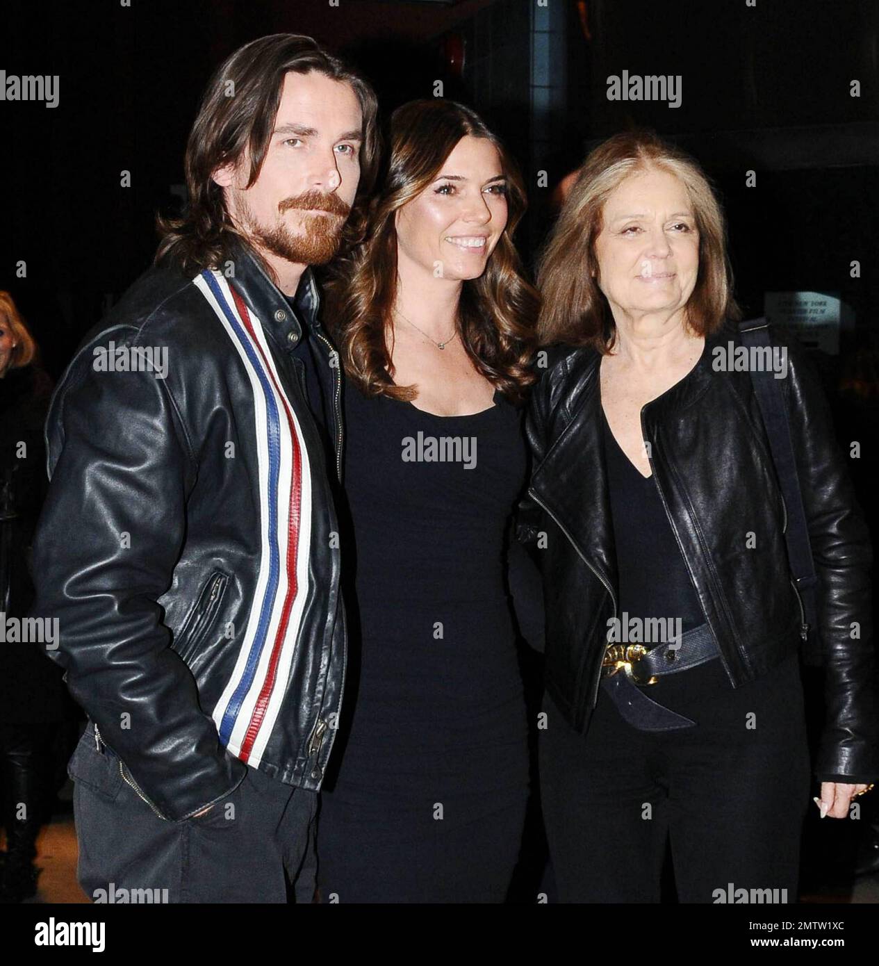 Christian Bale, wife Sibi Blazic and Bale's step-mother author and ...