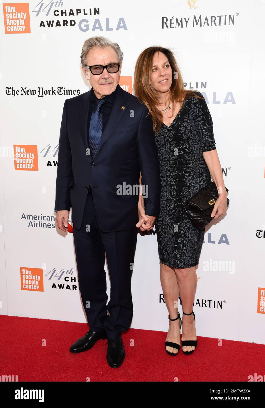 Actor Harvey Keitel and wife Daphna Kastner attend the Film Society of ...