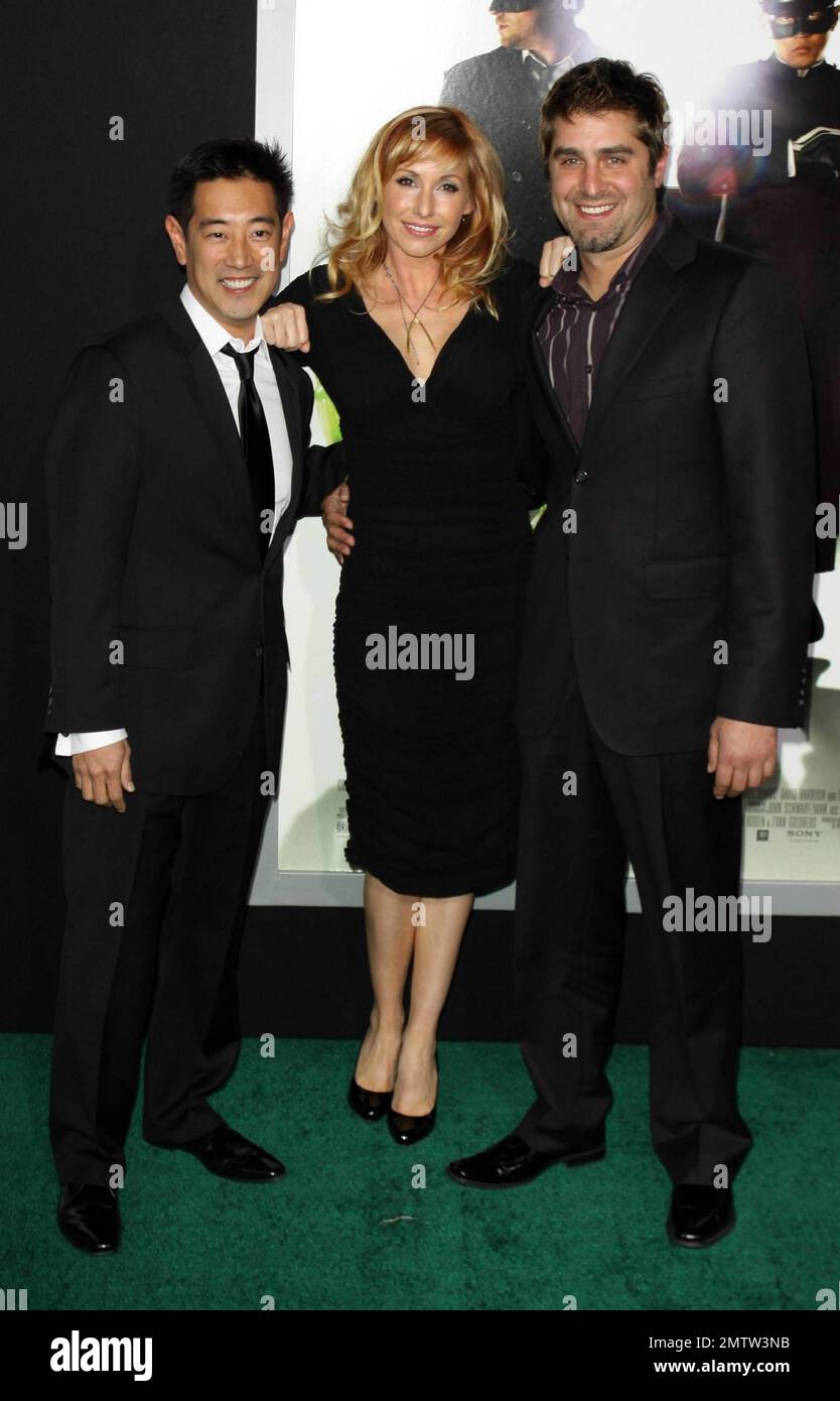Grant Imahara, Kari Byron, and Tory Belleci of Mythbusters at the Los ...