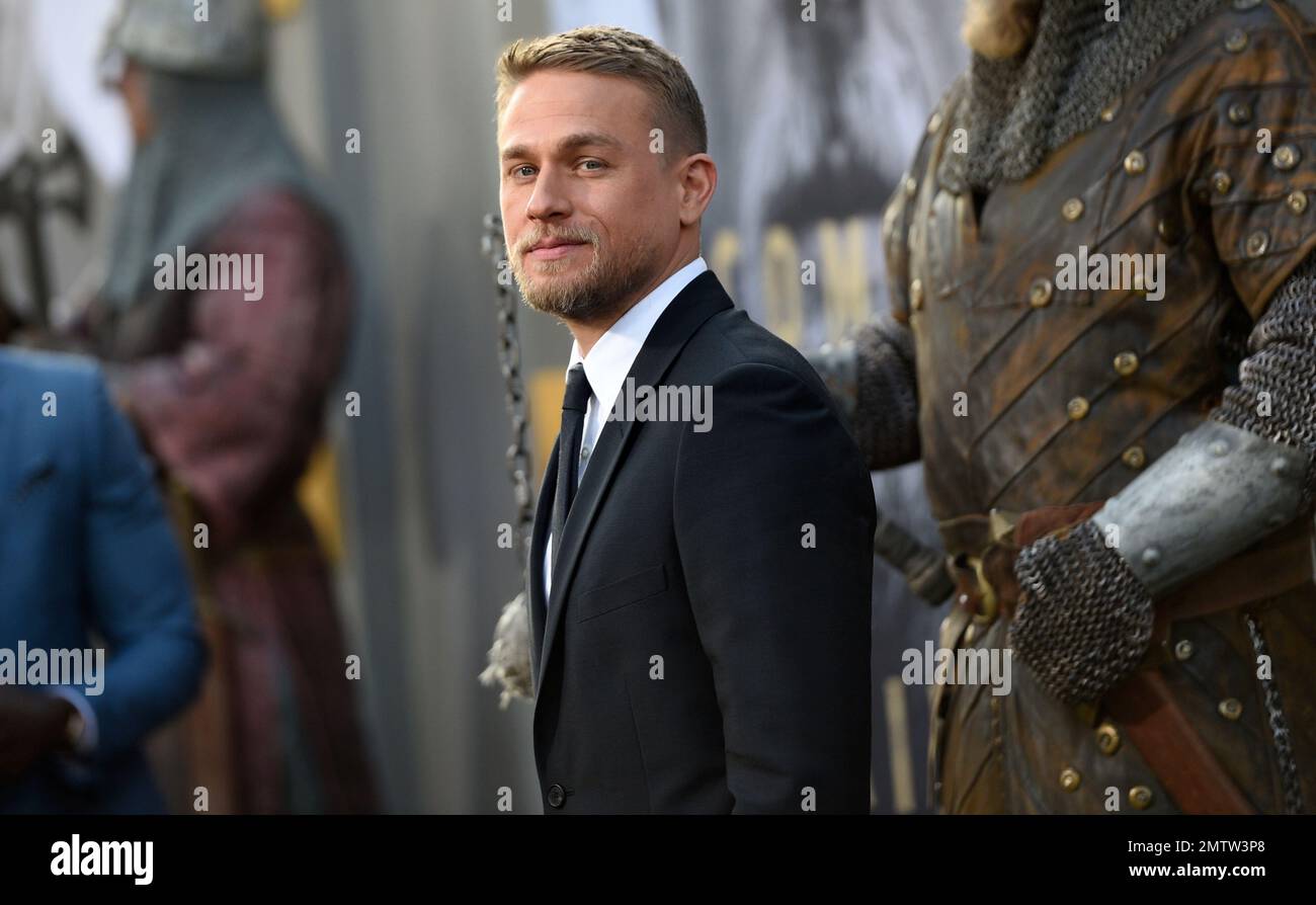 Charlie Hunnam arrives at the world premiere of "King Arthur: Legend of ...