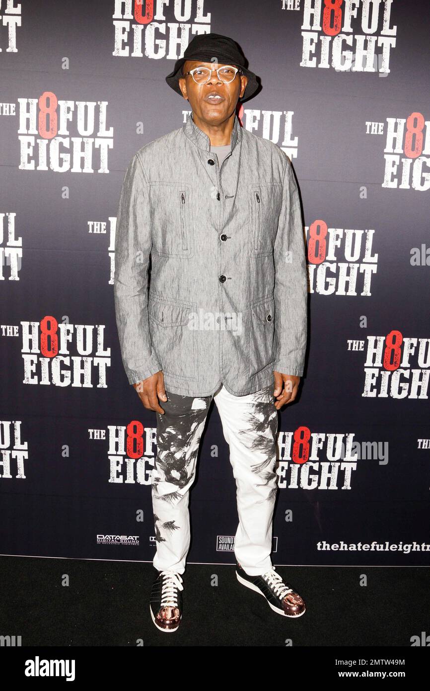 Samuel L Jackson at the Australian Premiere of "The Hateful Eight" in ...