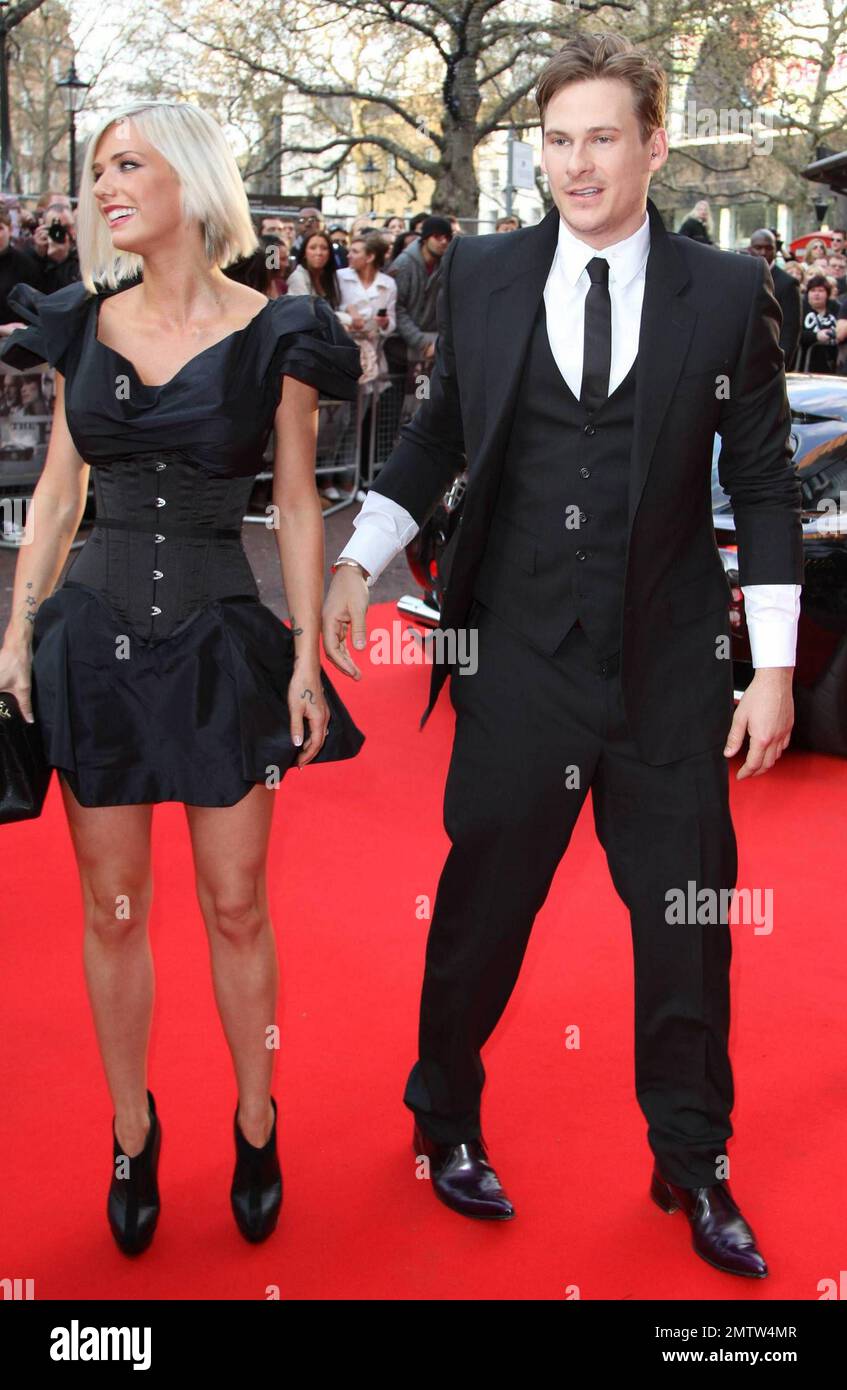 Lee Ryan and girlfriend Samantha Miller walk the red carpet at the ...