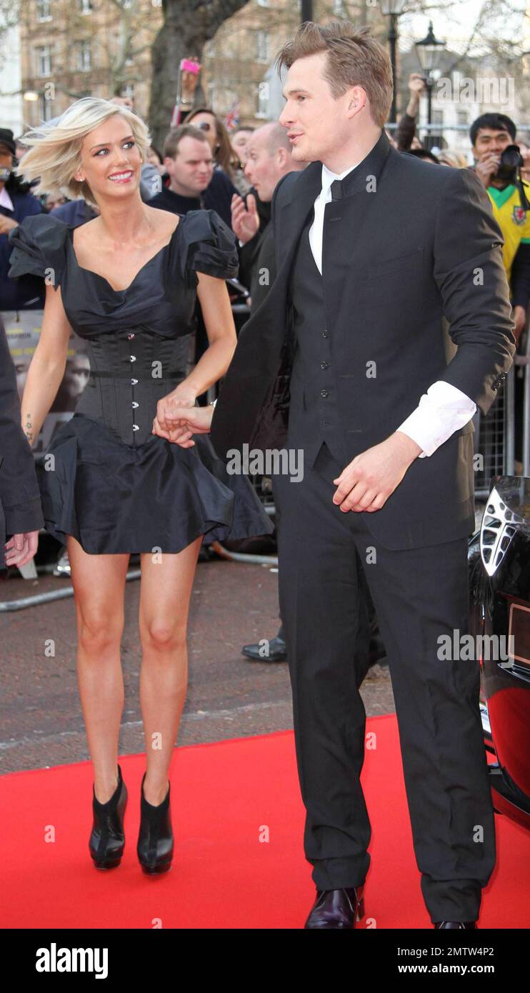 Lee Ryan and girlfriend Samantha Miller walk the red carpet at the ...