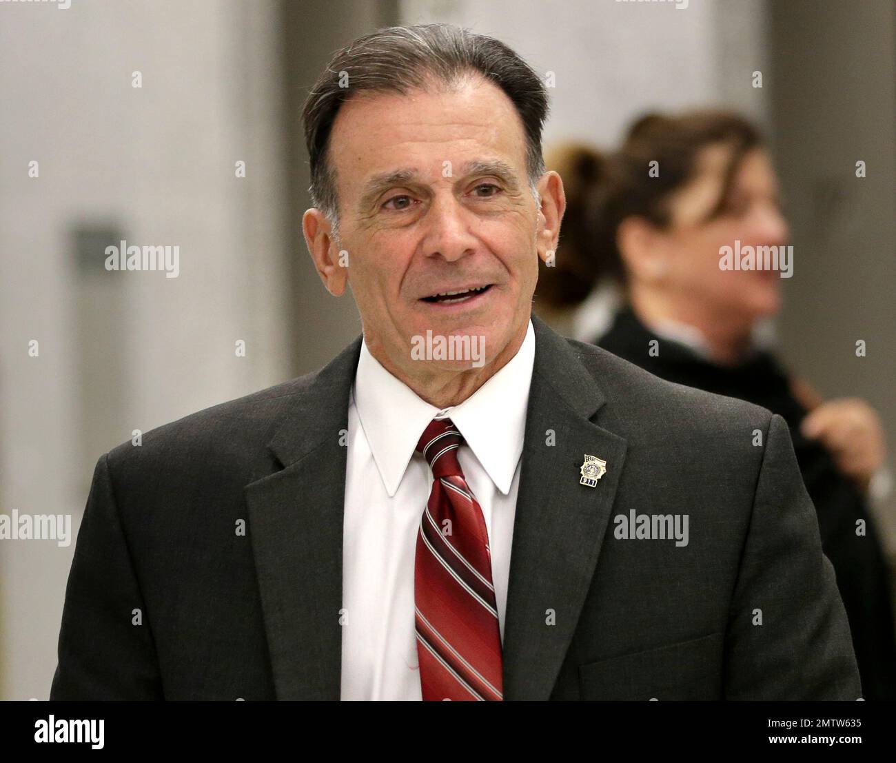 Former Detective Louis Scarcella takes a break from his testimony in ...