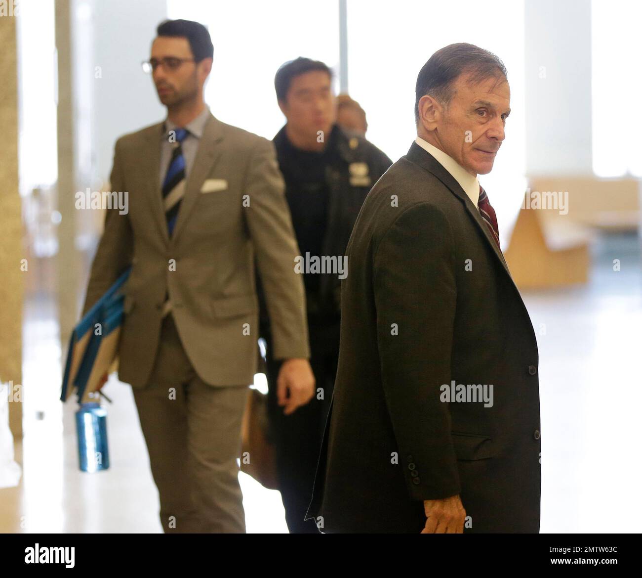 Former Detective Louis Scarcella takes a break from his testimony in ...