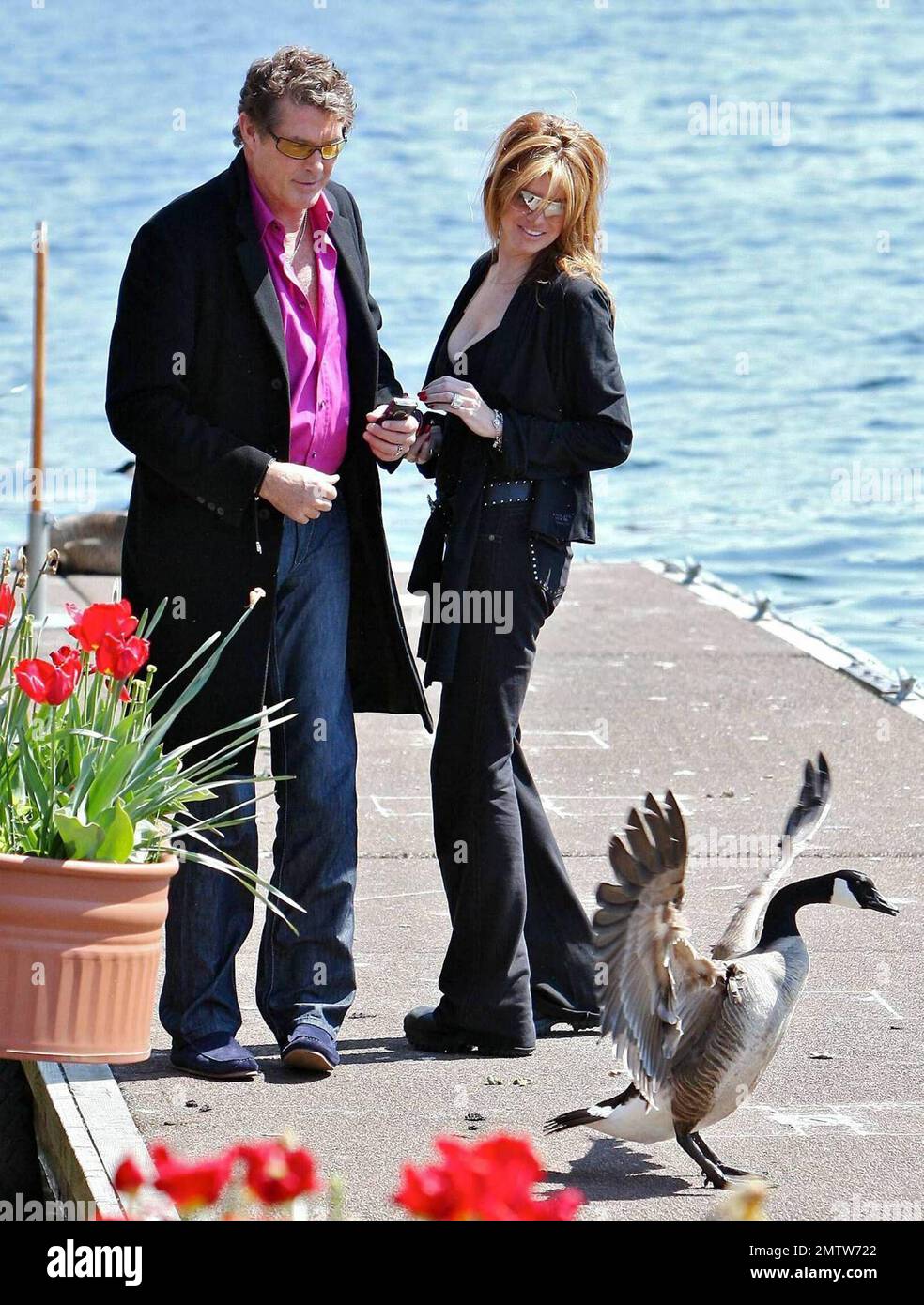 Exclusive!! David Hasselhoff and his new girlfriend Malibu celebrity ...