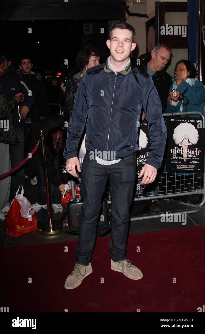 Russell Tovey walks the red carpet at Garrick Theatre during the ...
