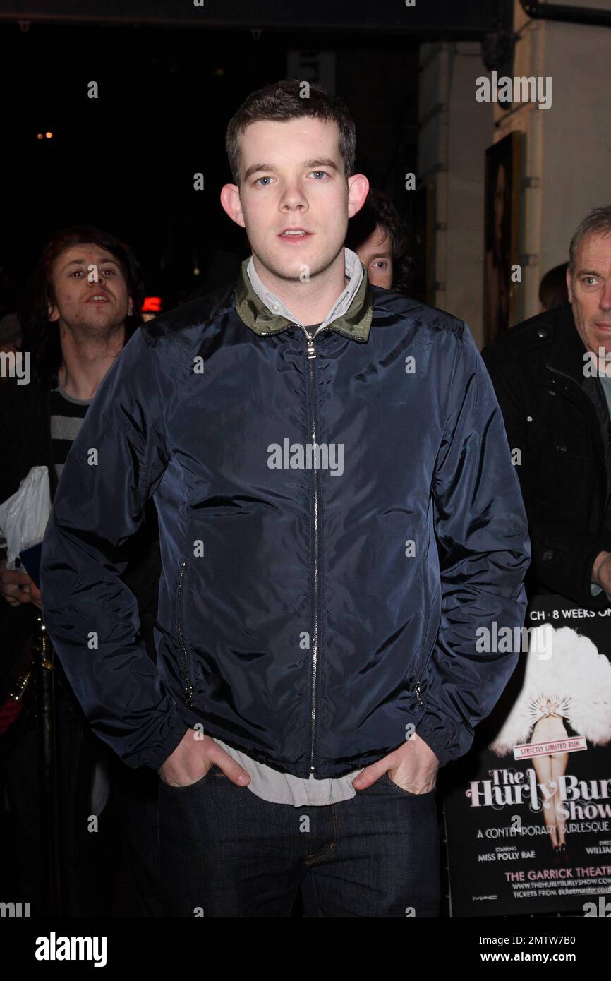 Russell Tovey walks the red carpet at Garrick Theatre during the ...