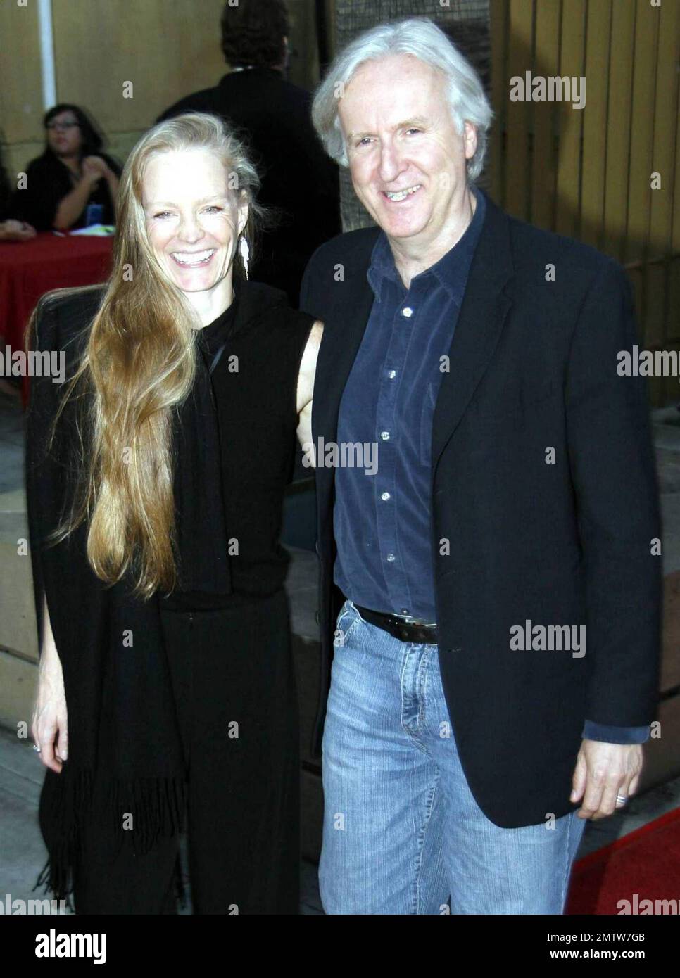 James Cameron and wife Suzy Amis at The Hurt Locker Los Angeles Red ...