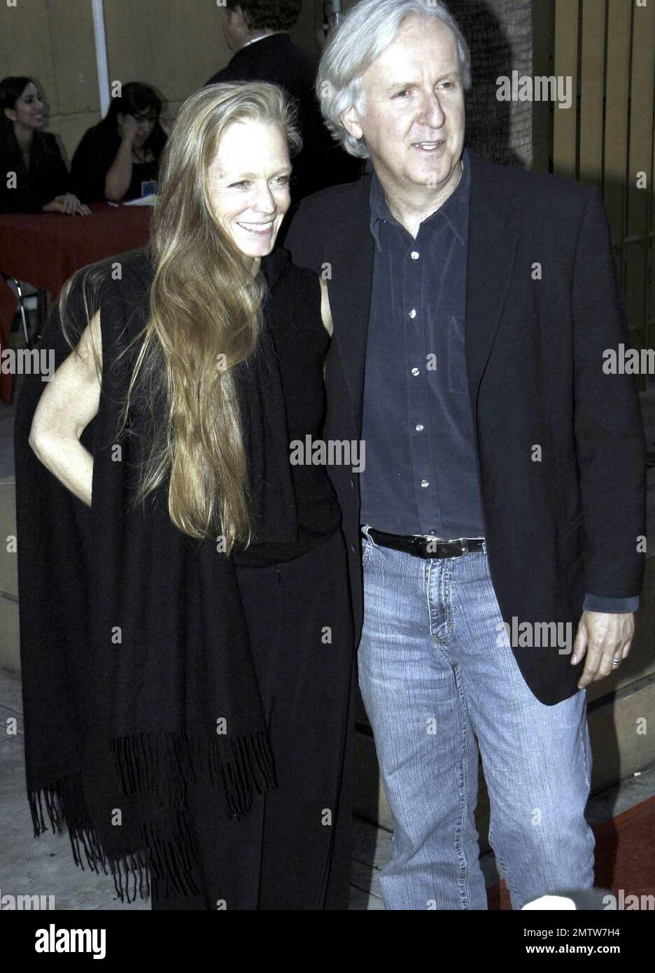 James Cameron and wife Suzy Amis at The Hurt Locker Los Angeles Red ...