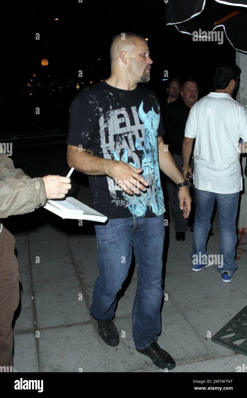 Ultimate Fighting Championship martial artist Chuck Liddell, aka The ...