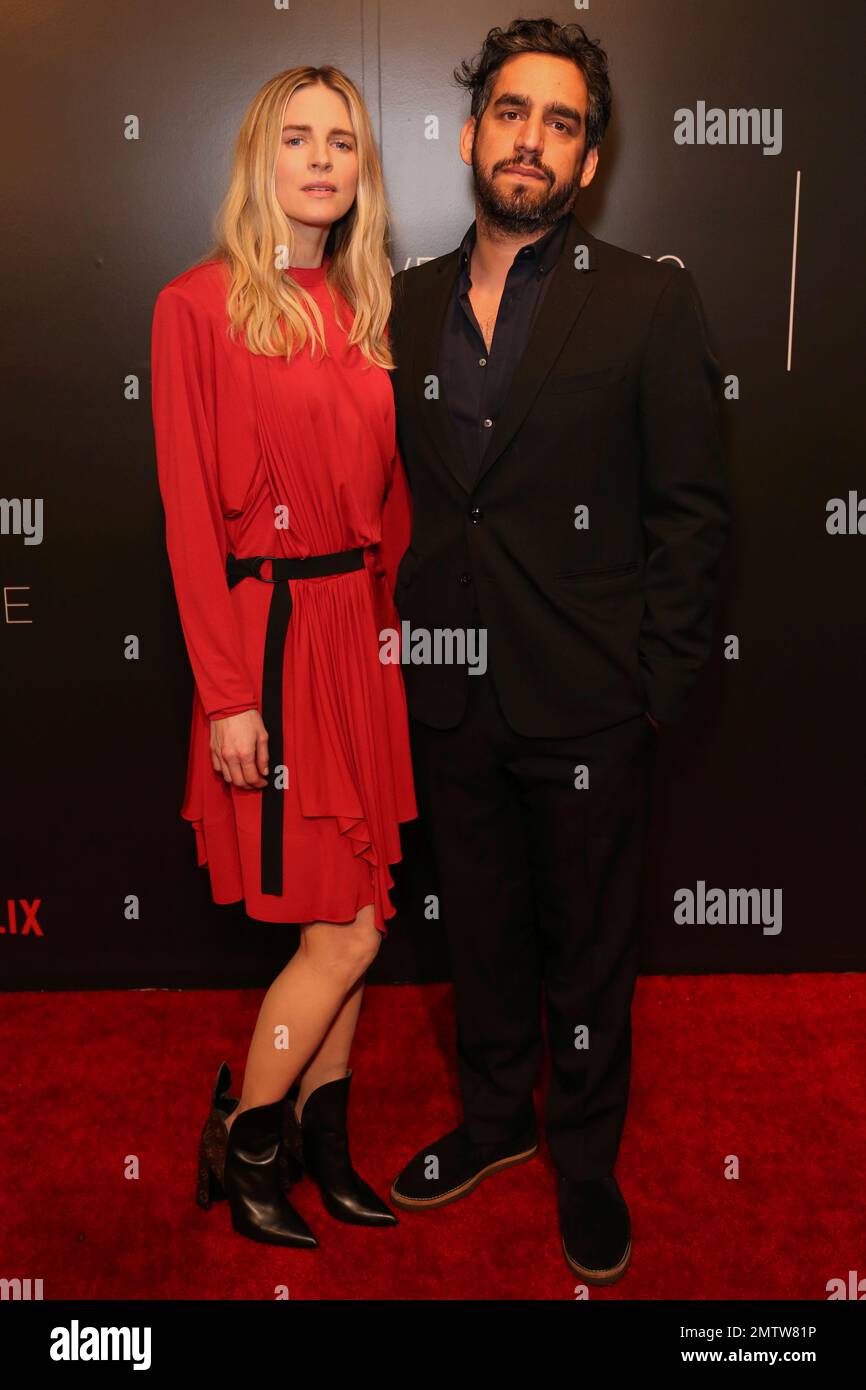 Brit Marling, left, and Zal Batmanglij arrive at the Netflix FYSee Kick ...