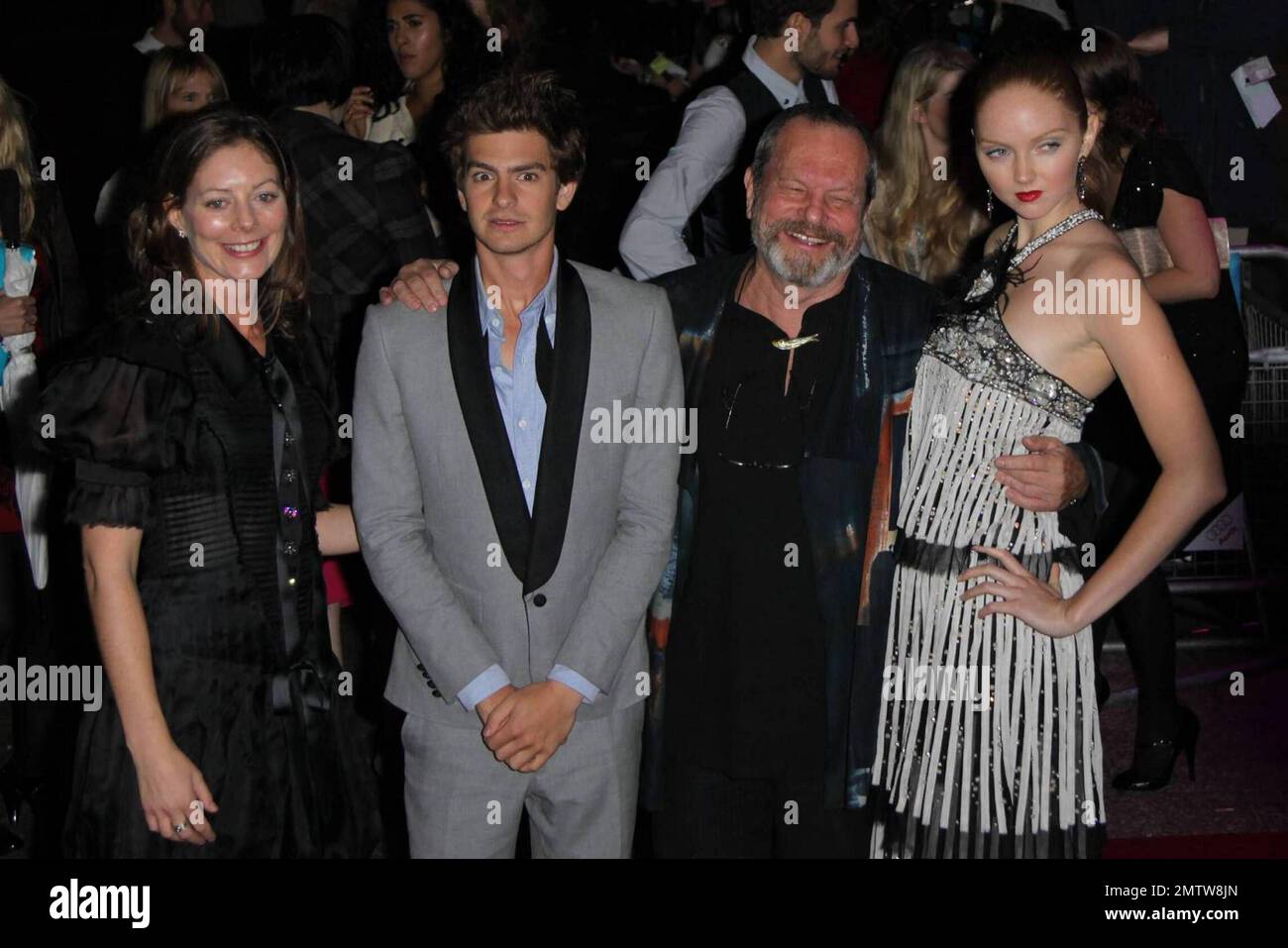 Amy Gilliam, Andrew Garfield, Terry Gilliam and Lily Cole at The ...