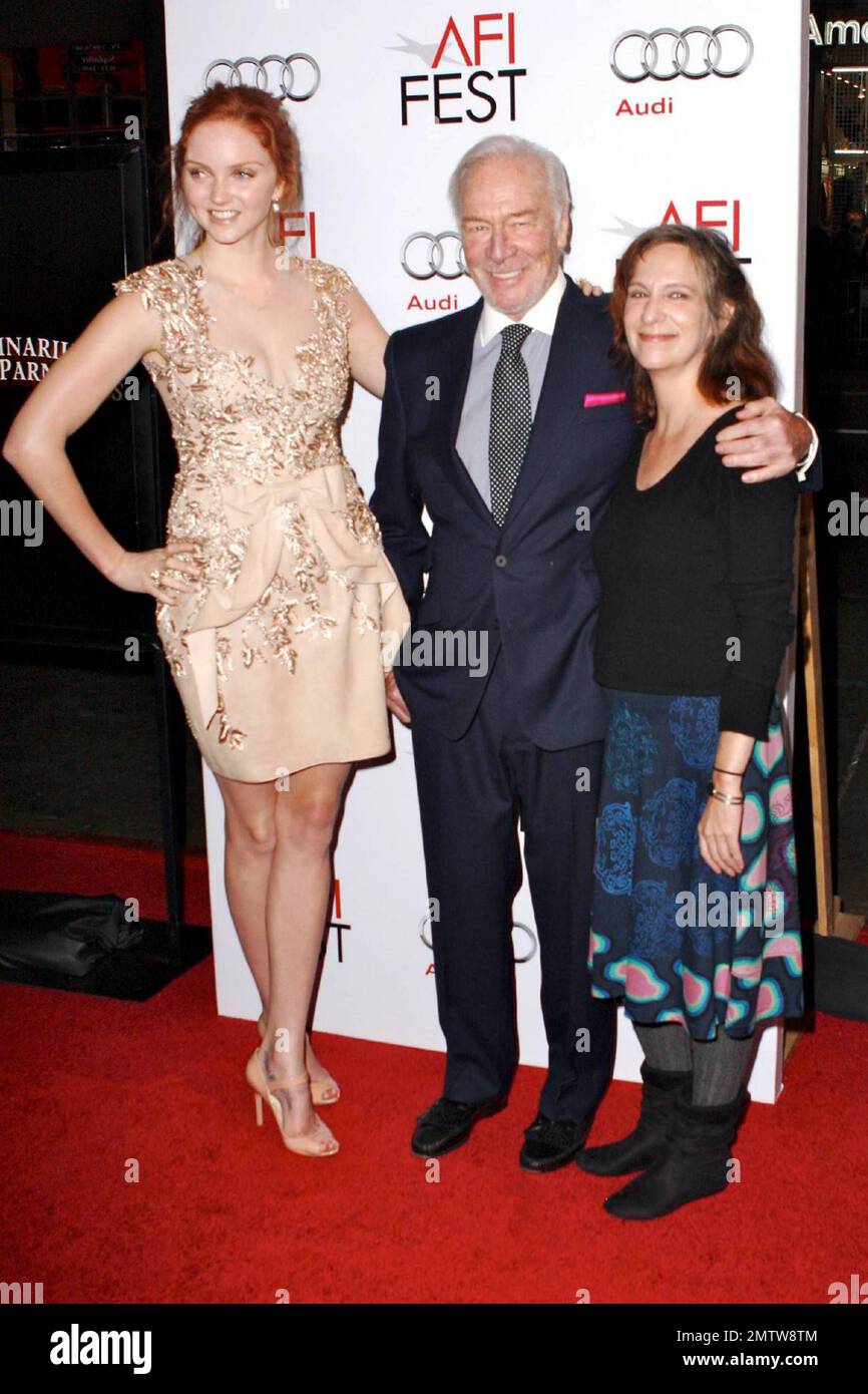 Christopher Plummer and Lily Cole at the Gala Screening of "The ...