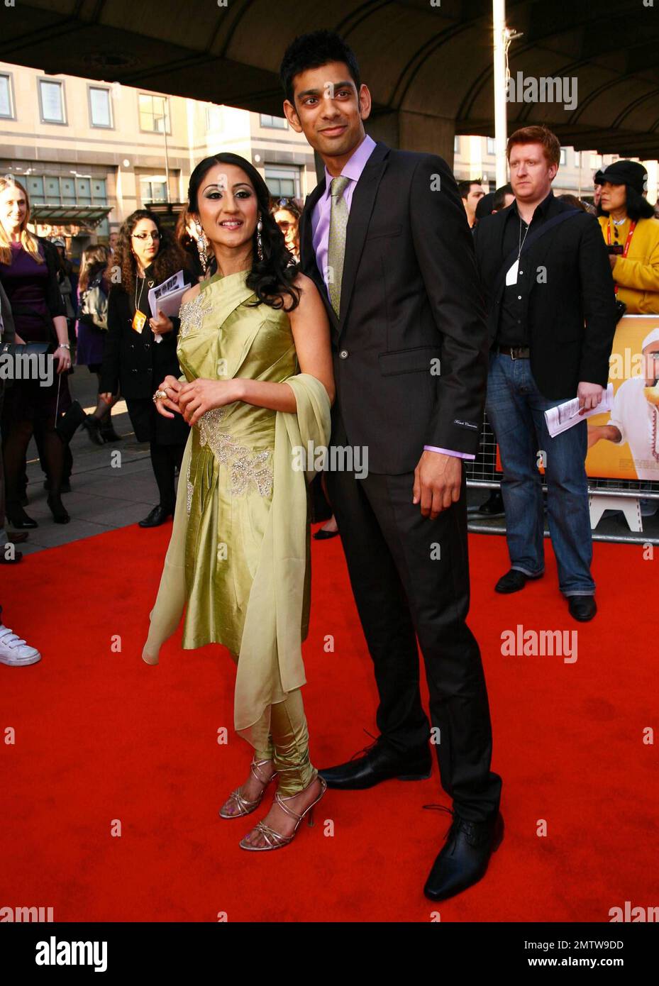 Producer Uzma Hasan walks the red carpet at the world premiere of "The Infidel" held at the ...