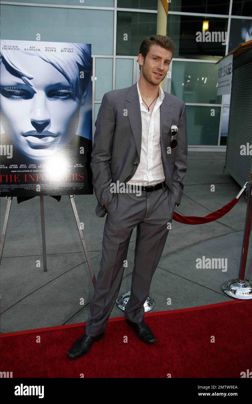 Jon Foster at "The Informers" premiere at the Arclight Hollywood. Los ...