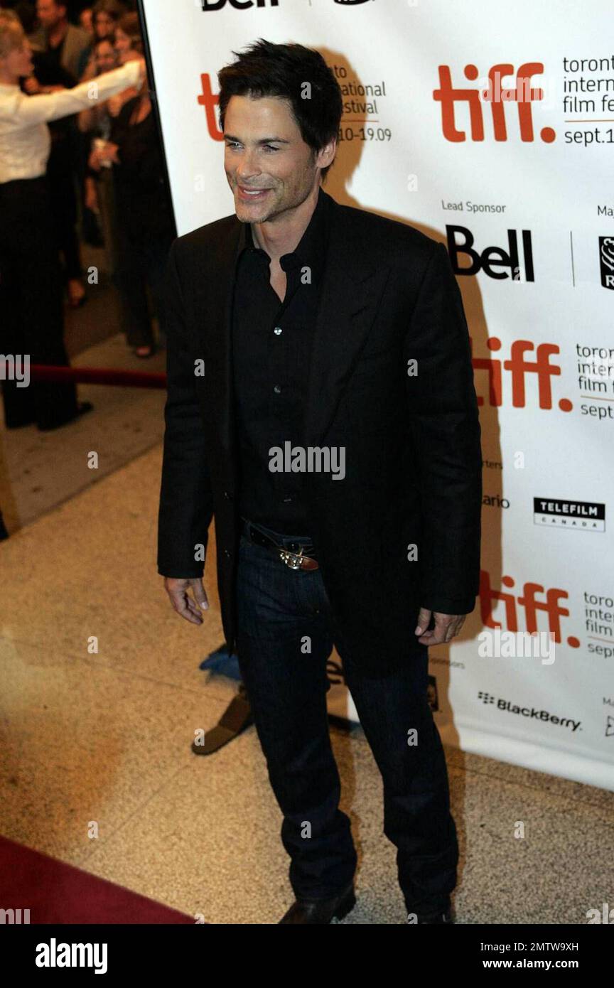 Rob Lowe at The Invention of Lying premiere at the Toronto ...