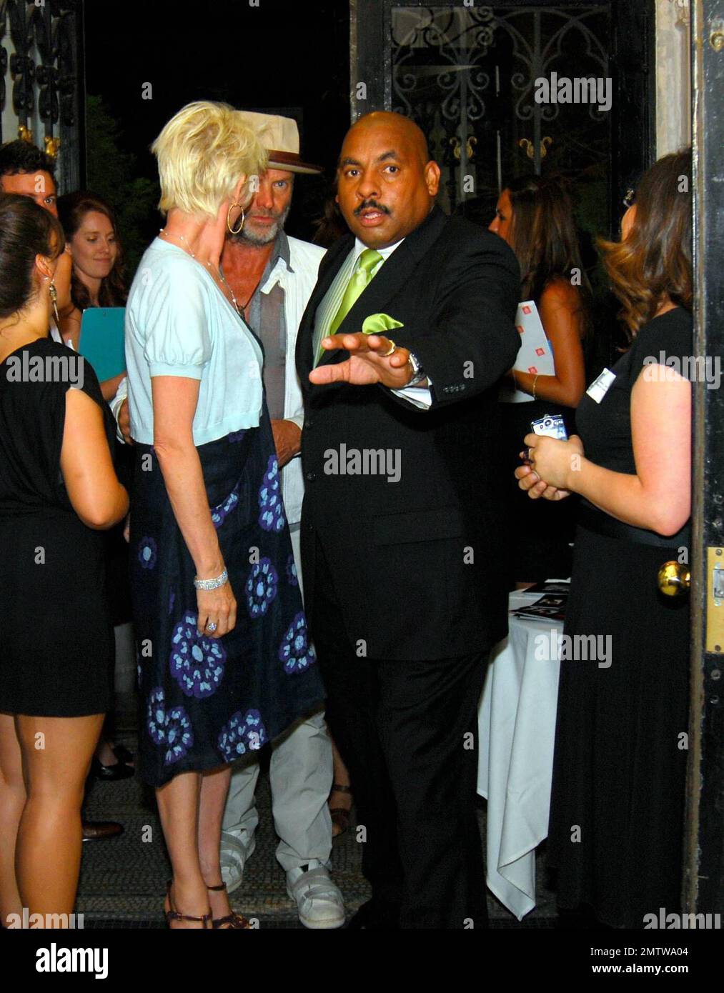 Sting and his wife Trudie Styler attend the launch of Lokah Music's ...