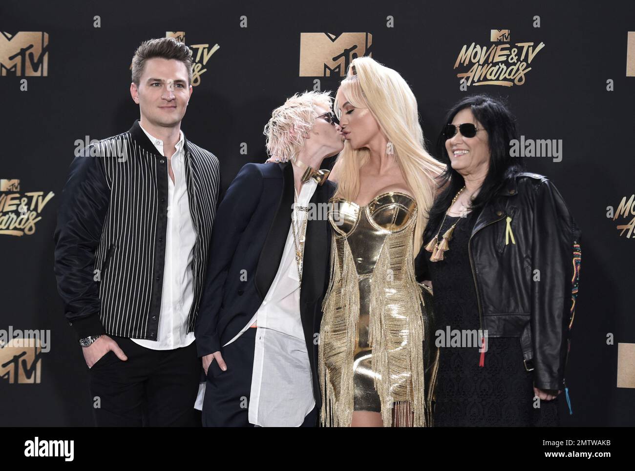 Adam Wescott, from left, Nats Getty, Gigi Gorgeous and Barbara Kopple ...